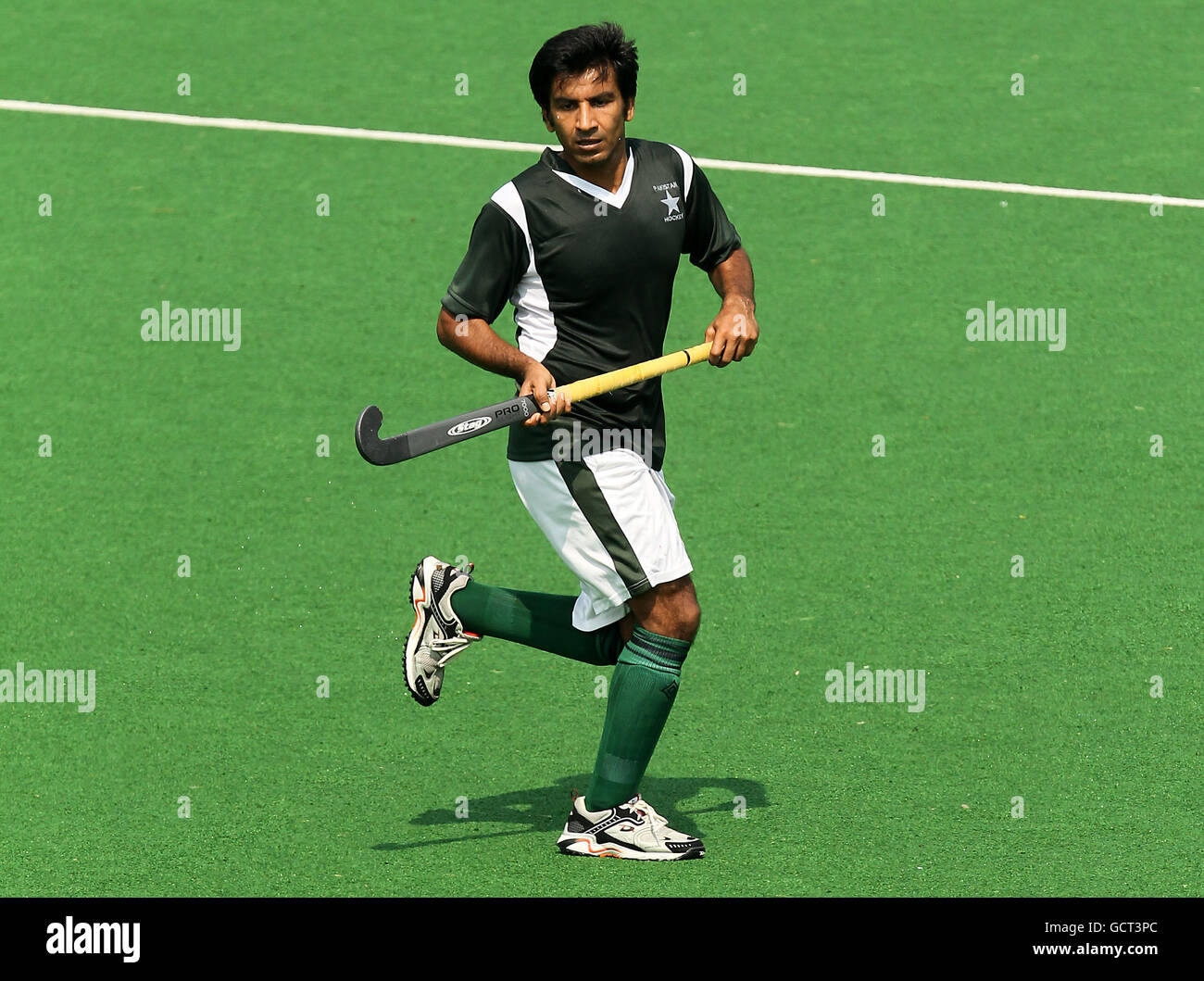 Pakistan's Waseem Ahmad in action against Scotland during day two of ...