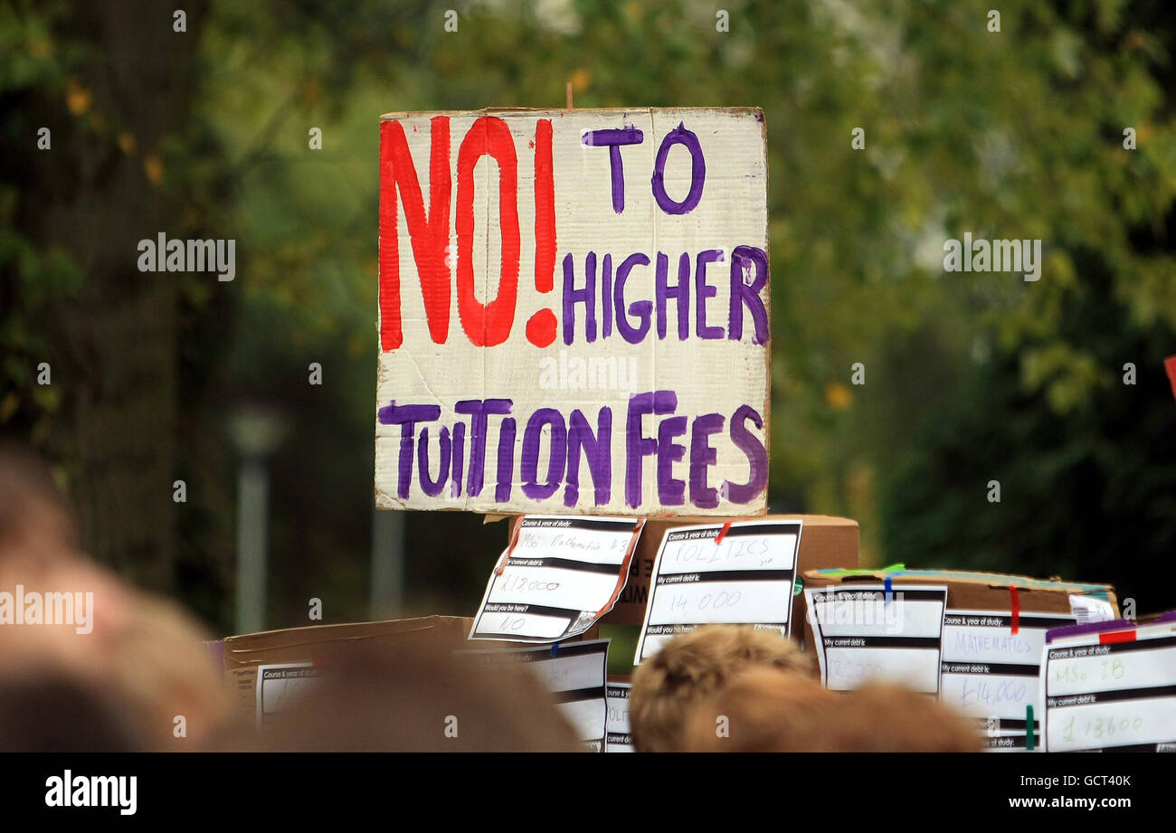 University fees review Stock Photo - Alamy