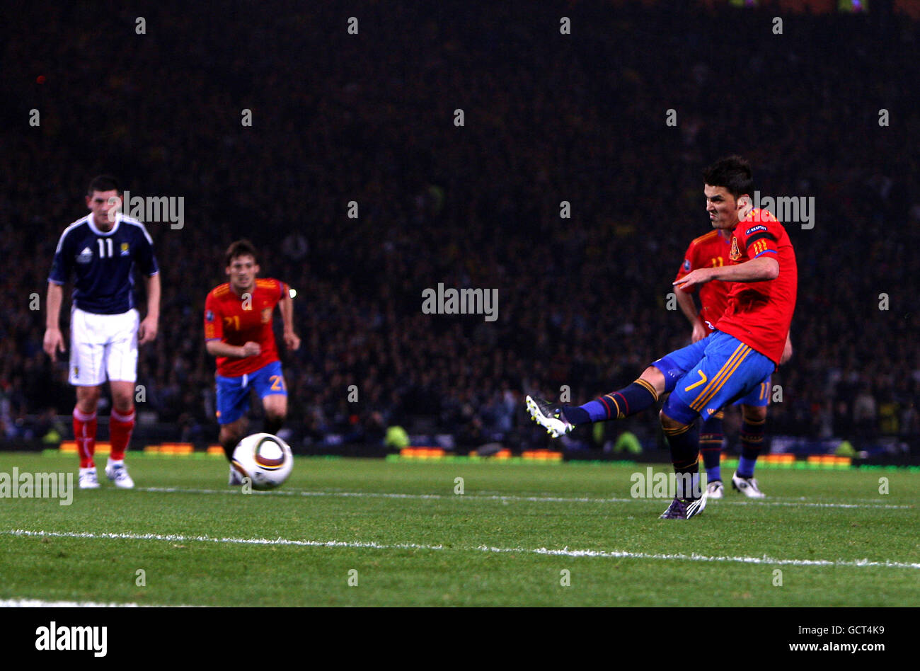 Soccer - UEFA Euro 2012 - Qualifying - Group I - Scotland v Spain ...