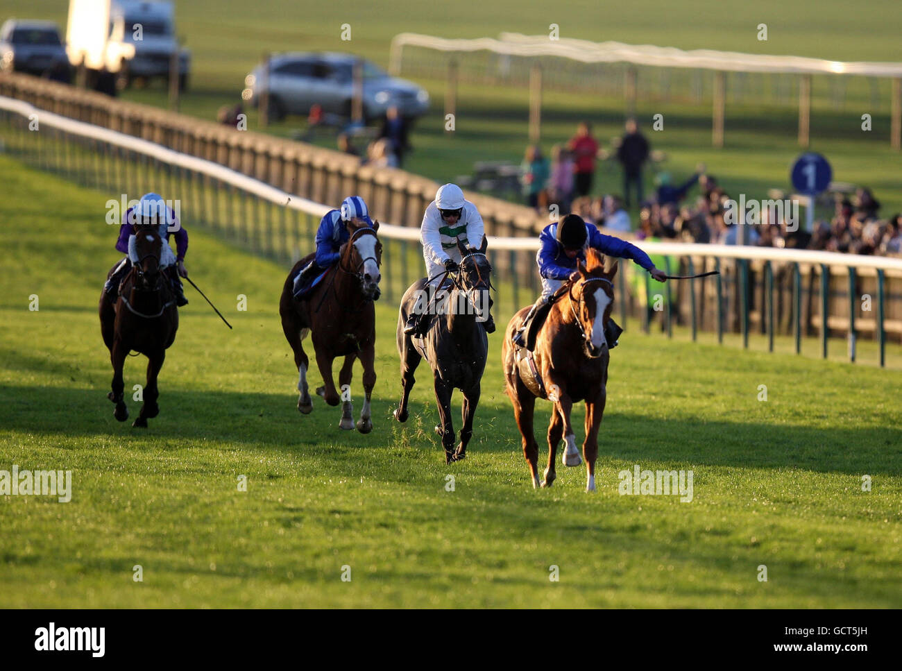 Wins the jockey club cup at newmarket racecourse hi-res stock ...