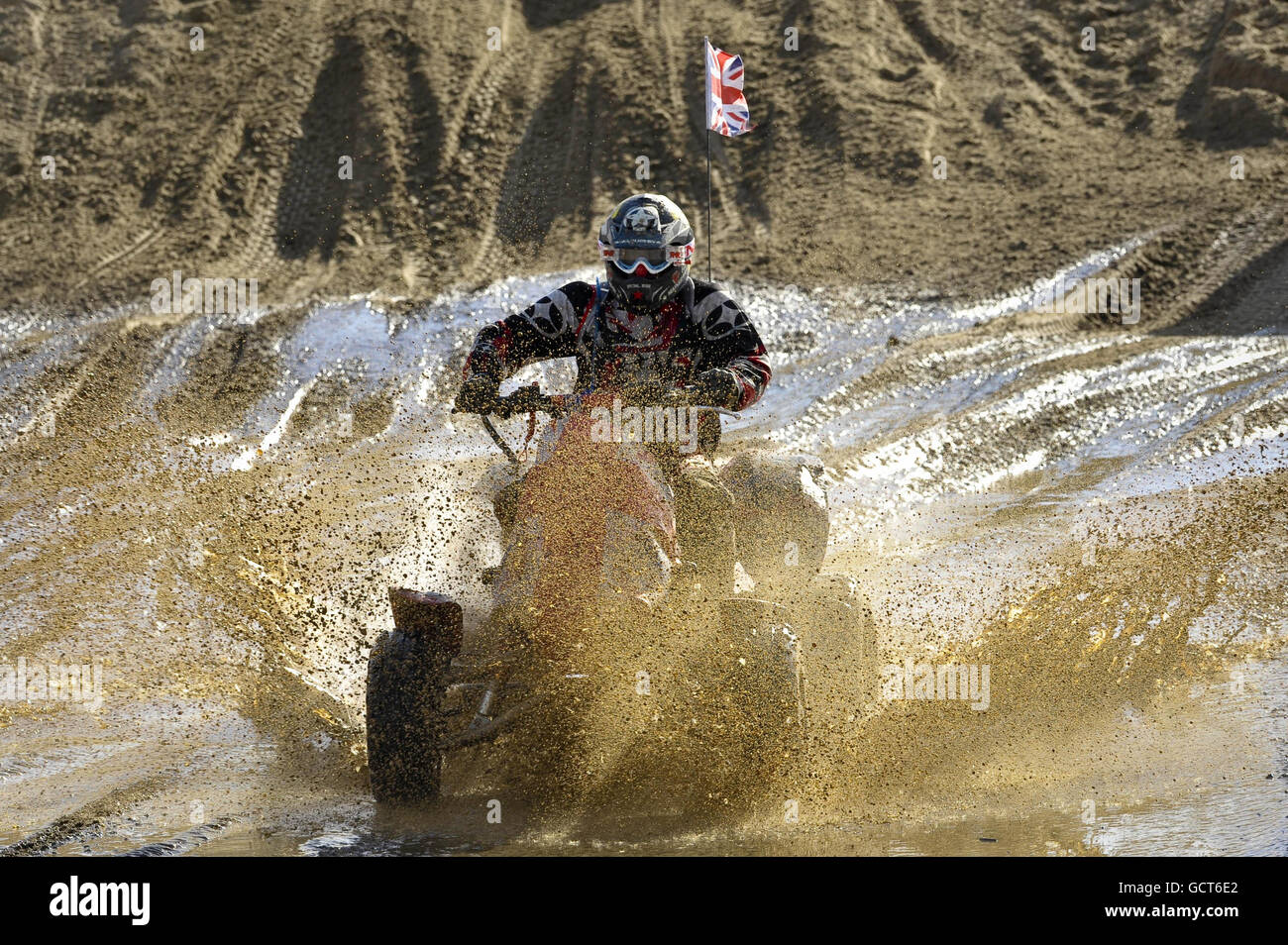 A quad bike rider on Weston-super-Mare beach during the Adult Quad ...