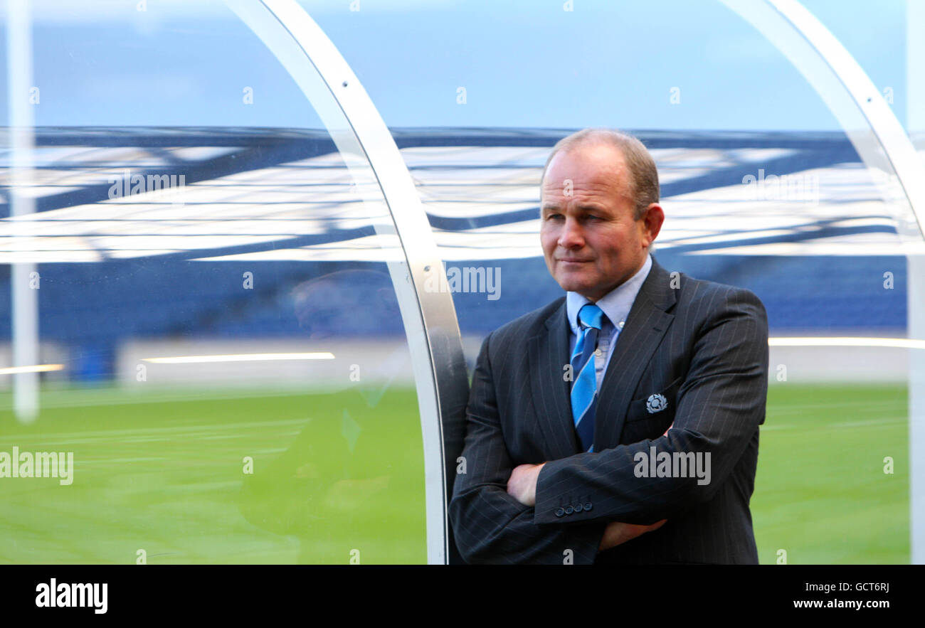 Scotland Head Coach Andy Robinson pictured at Murrayfield after naming ...