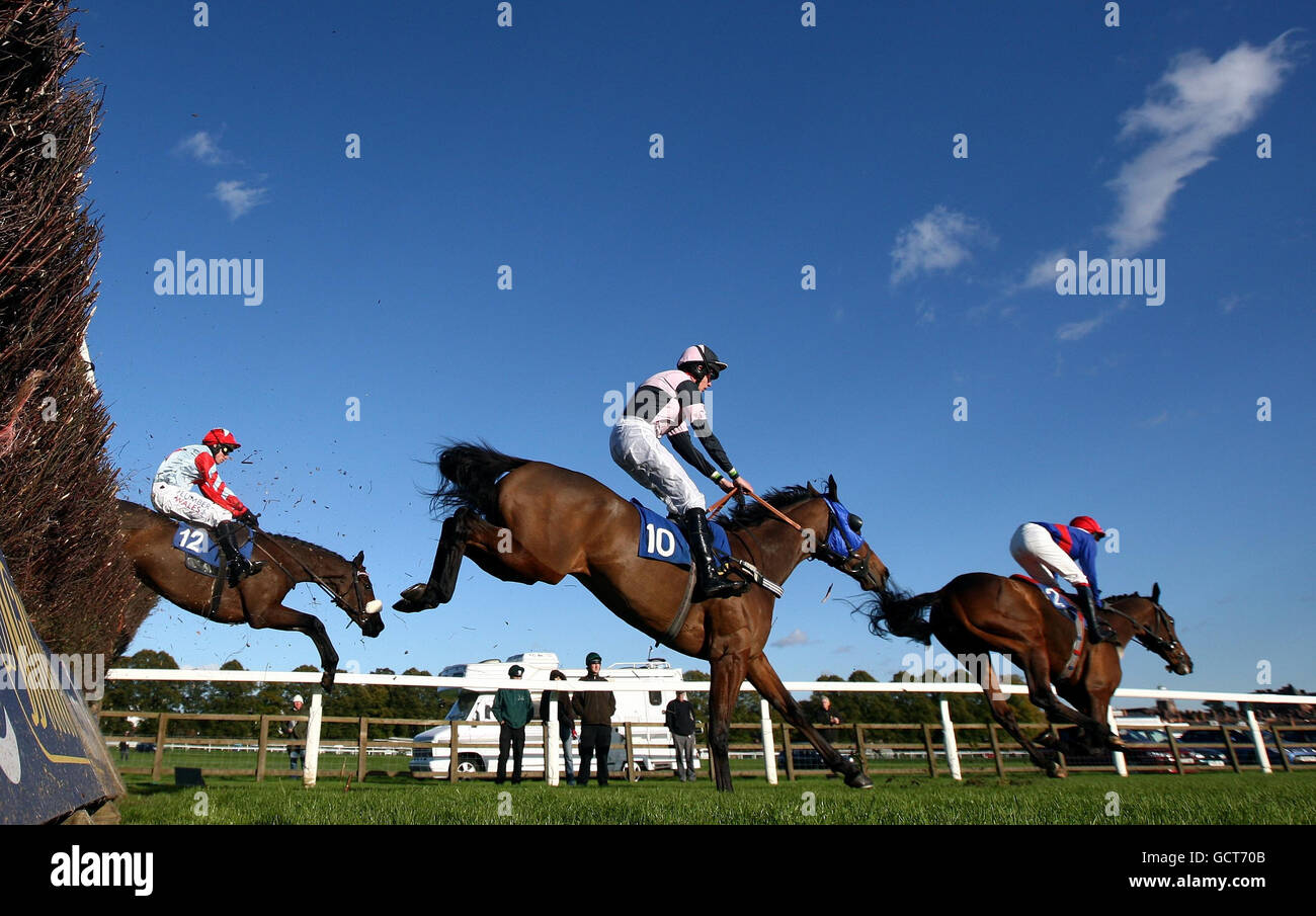 Horse Racing - Worcester Racecourse Stock Photo - Alamy