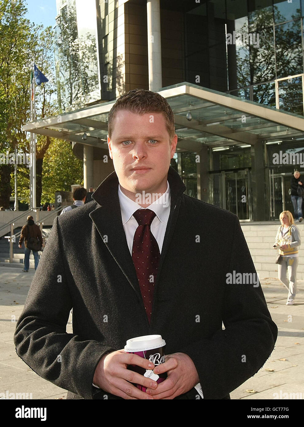Garda Alan Conlon leaves after appearing at Dublin circuit criminal ...