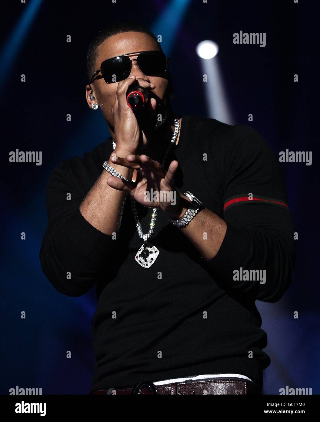 Nelly performing on stage mobo awards hi-res stock photography and ...
