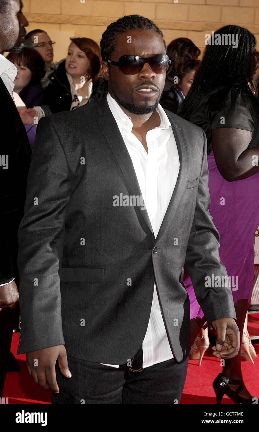 Anthony McLean arriving for the 2010 Mobo Awards, at the Echo Arena ...