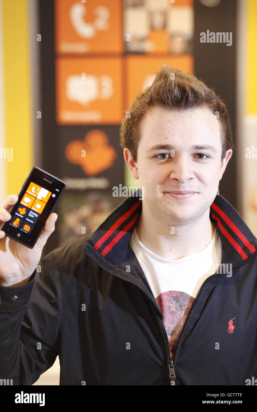 Windows Phone 7 Stock Photo - Alamy