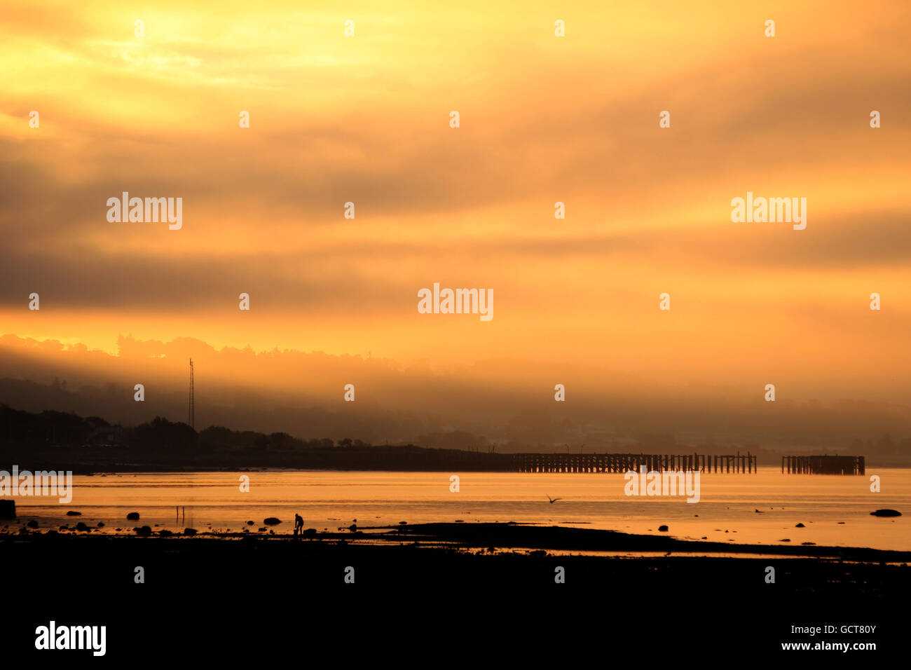 Sunrise over the Clyde Estuary Stock Photo - Alamy