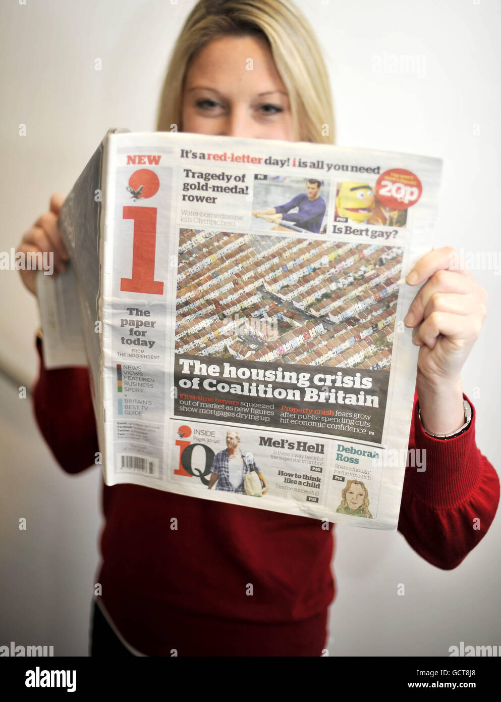 i newspaper launched Stock Photo - Alamy