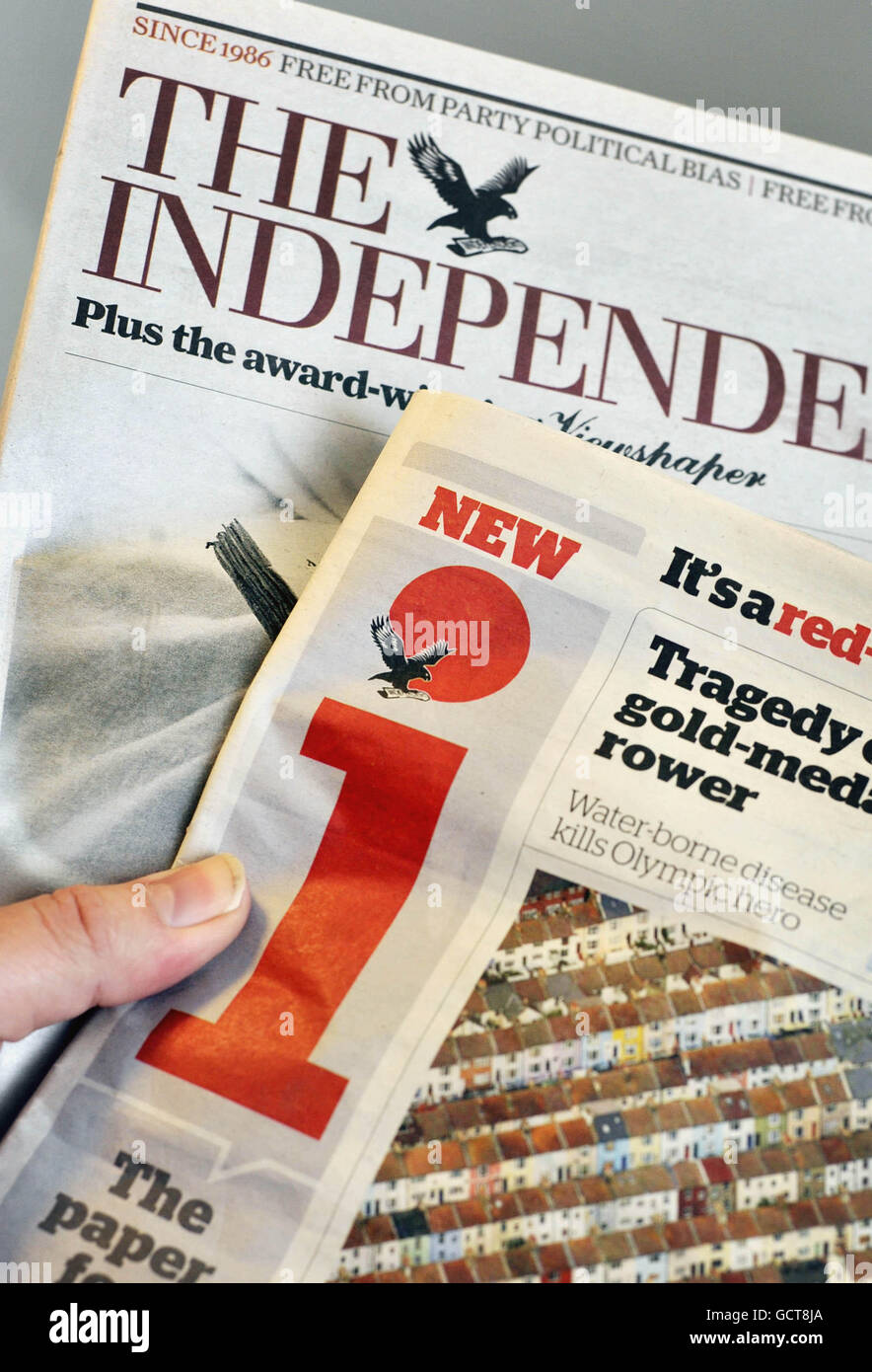 i newspaper launched Stock Photo - Alamy