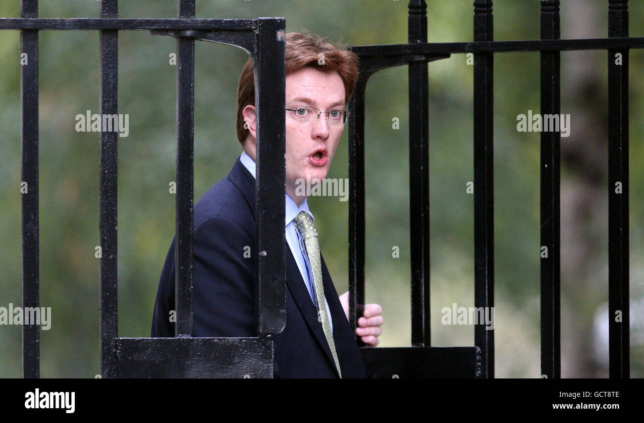 Chief Secretary to the Treasury Danny Alexander arrives at Downing ...