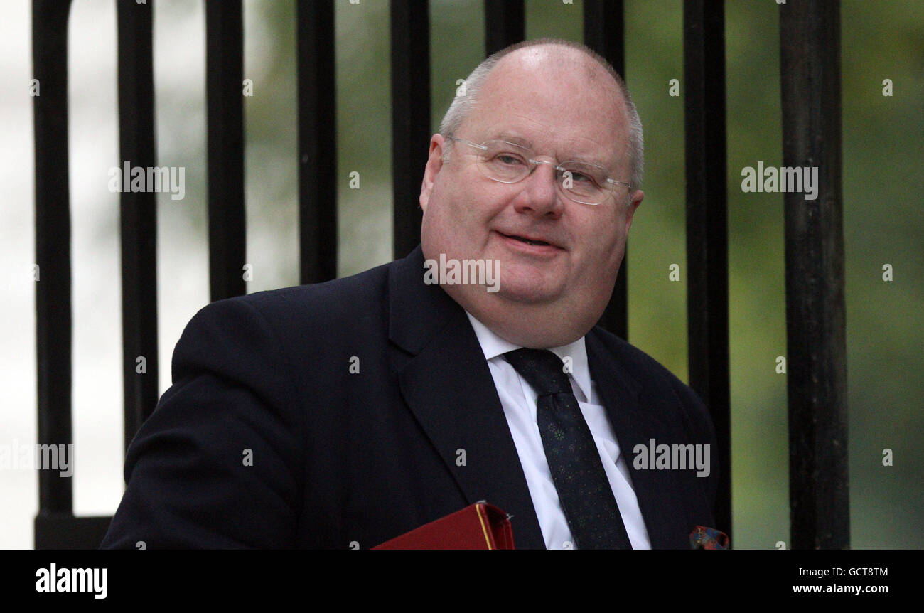Eric pickles arrives for the cabinet meeting at downing street hi-res ...