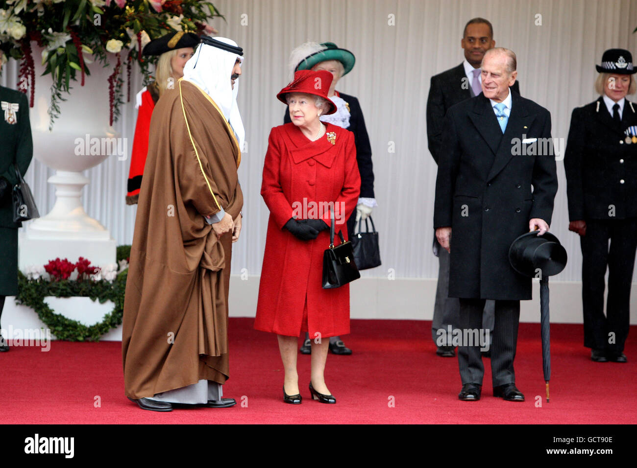 Emir of Qatar state visit Stock Photo - Alamy