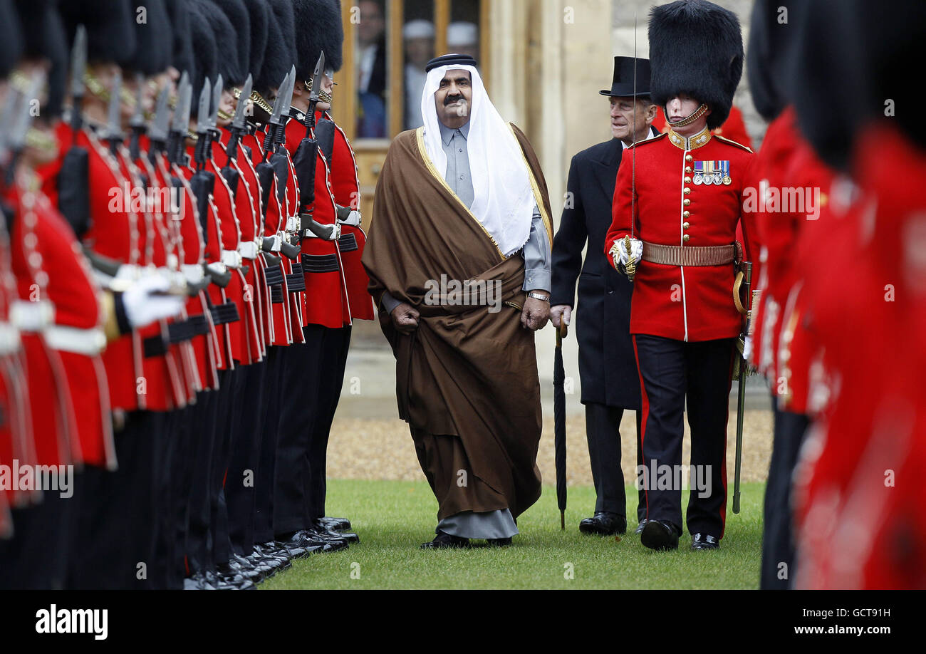 Emir of Qatar state visit Stock Photo - Alamy