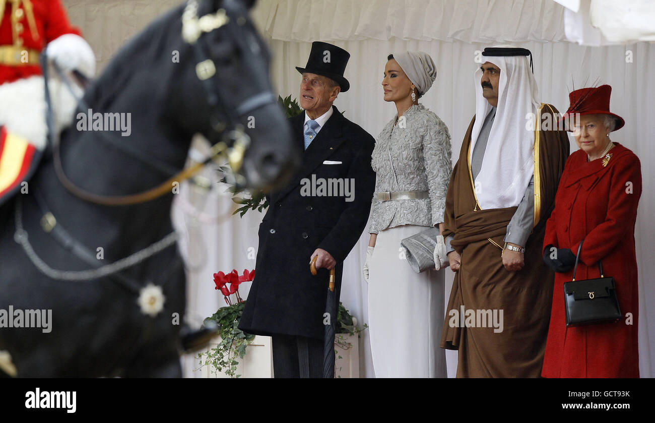 Emir of Qatar state visit Stock Photo - Alamy