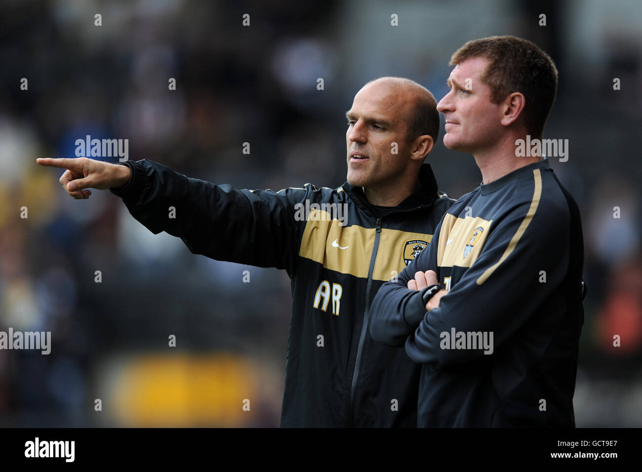 Soccer football league one notts county southampton lane hi-res stock ...
