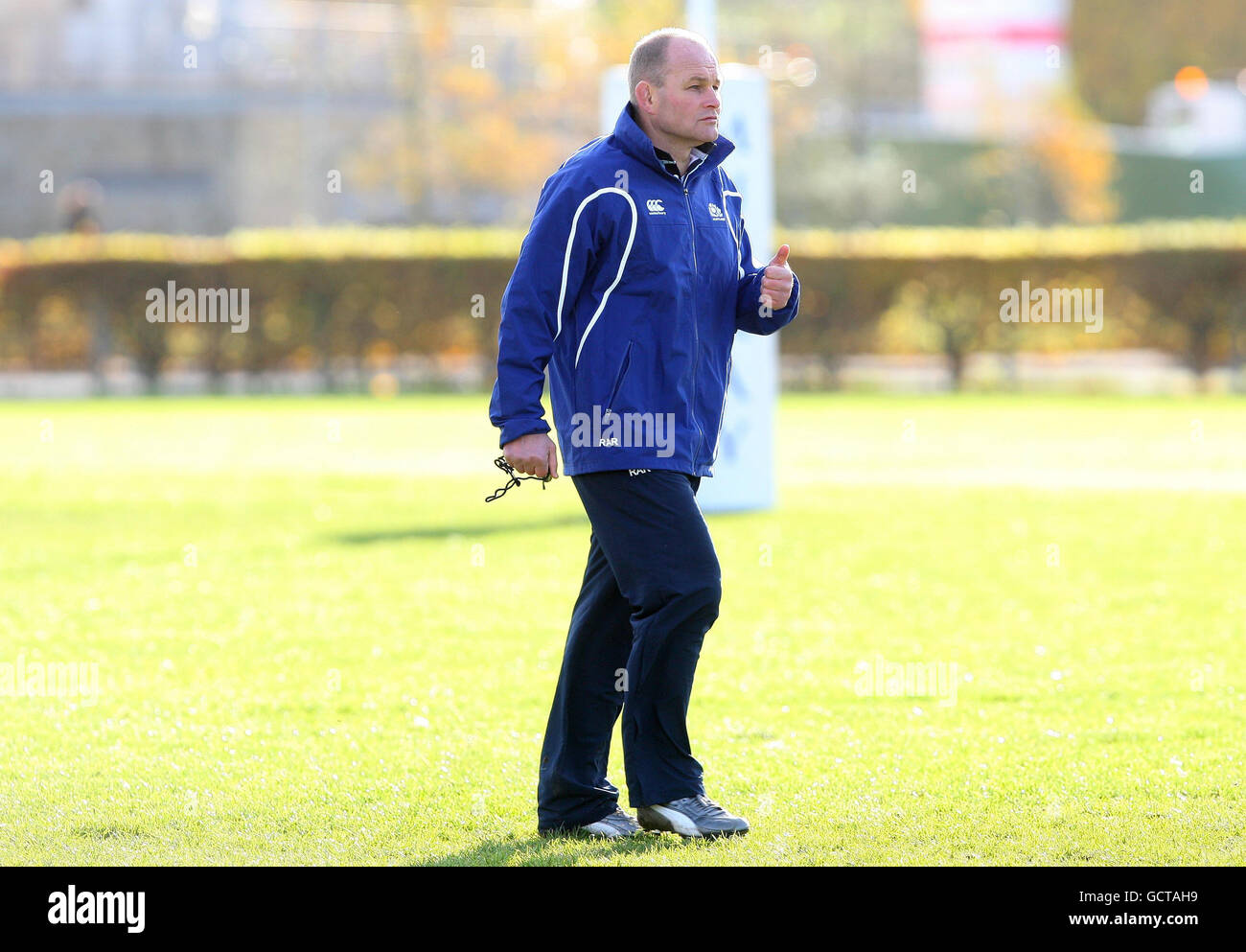 Scotland head coach Andy Robinson during a training session at St ...