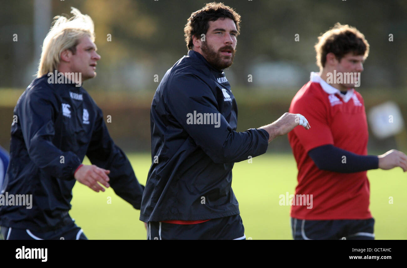 Scotland's Jim Hamilton during a training session at St Andrews Old ...