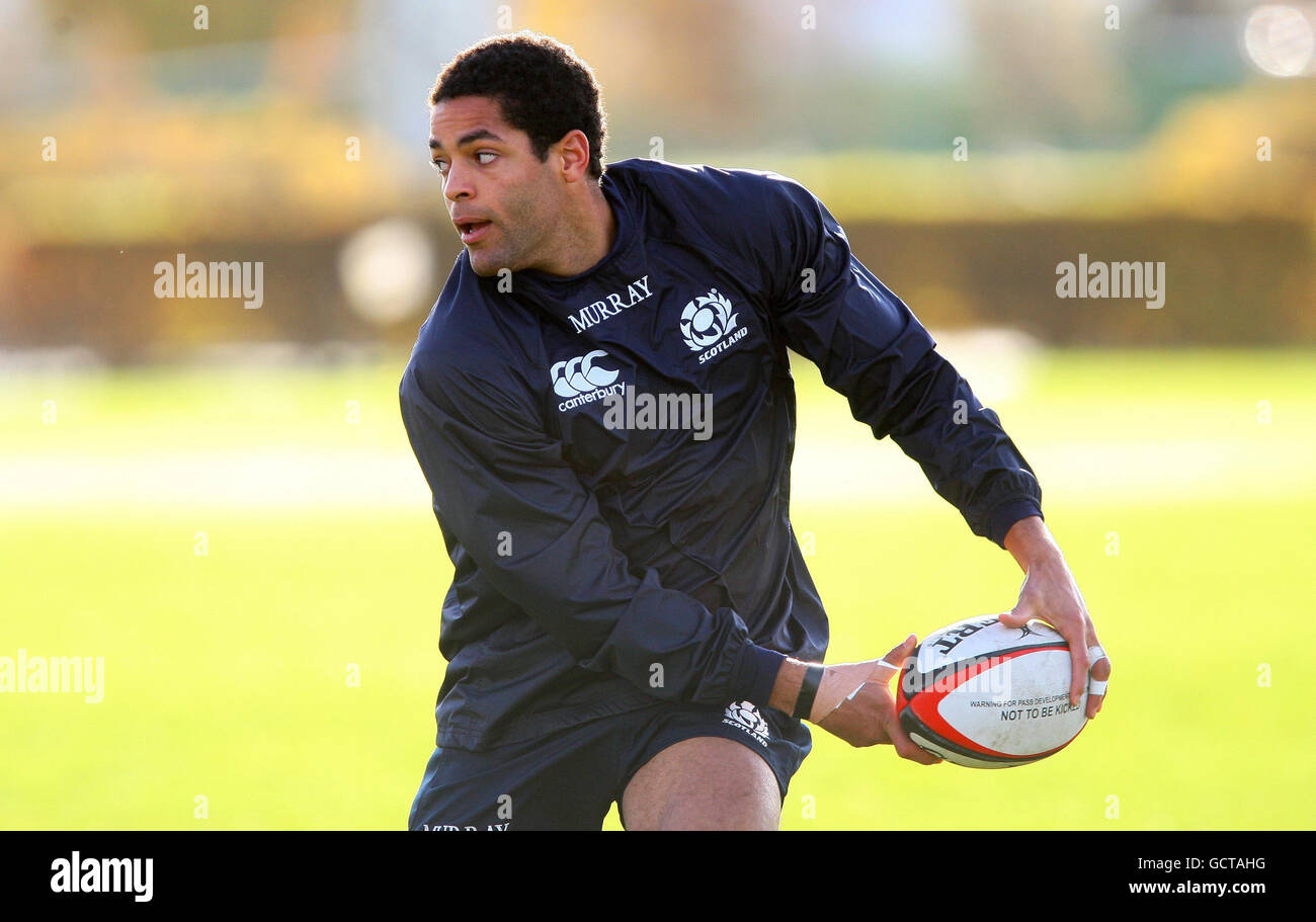Scotlands joe during training session at st andrews old course hi-res ...