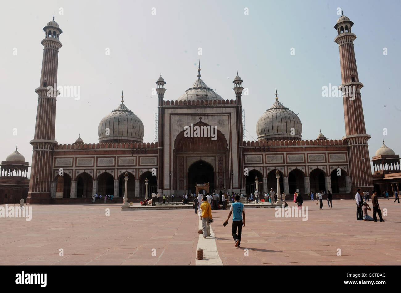 General View Of Jama Masjid One Of The Largest Mosques In Asia In Old