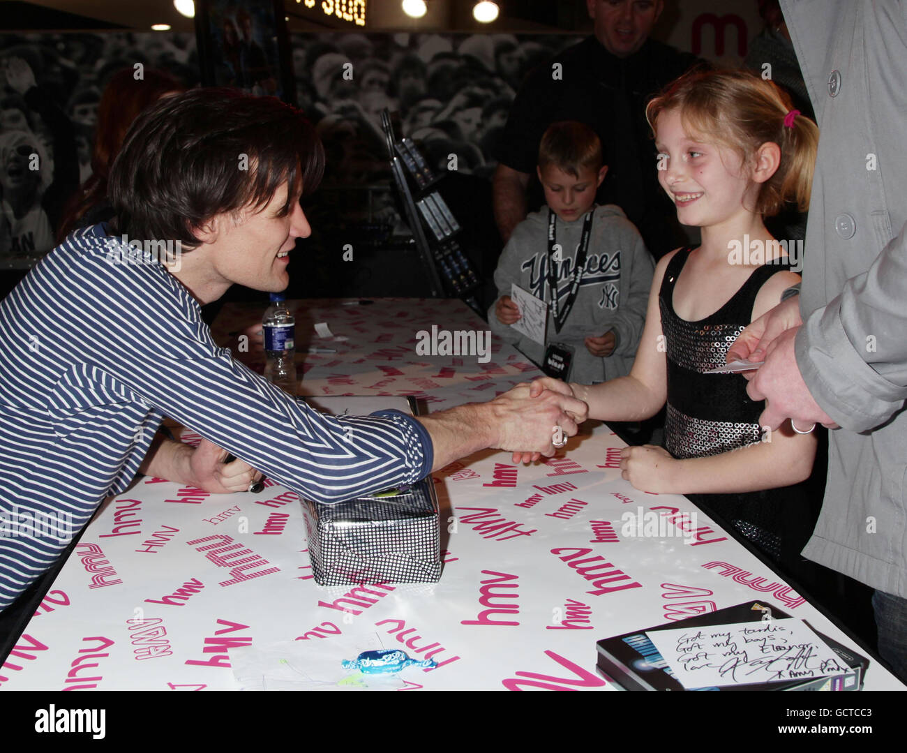 One of the stars of the show Matt Smith with Eleanor Maddocks, aged 7 ...
