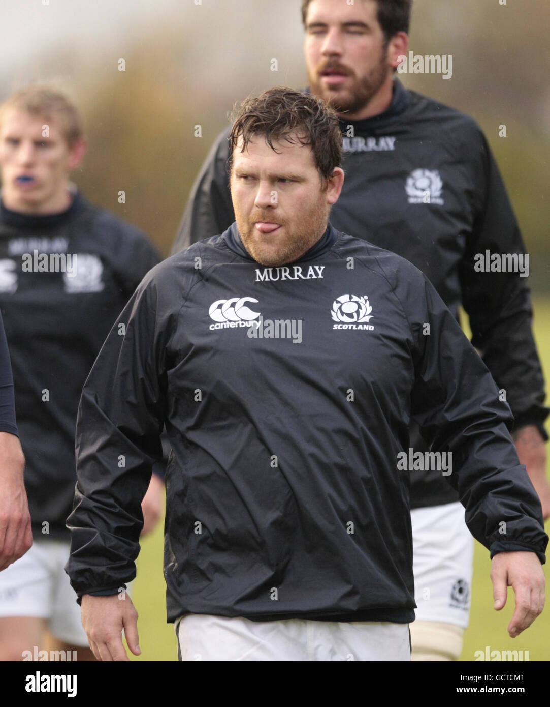Rugby Union - Scotland Training Session - Murrayfield Stadium. Allan ...