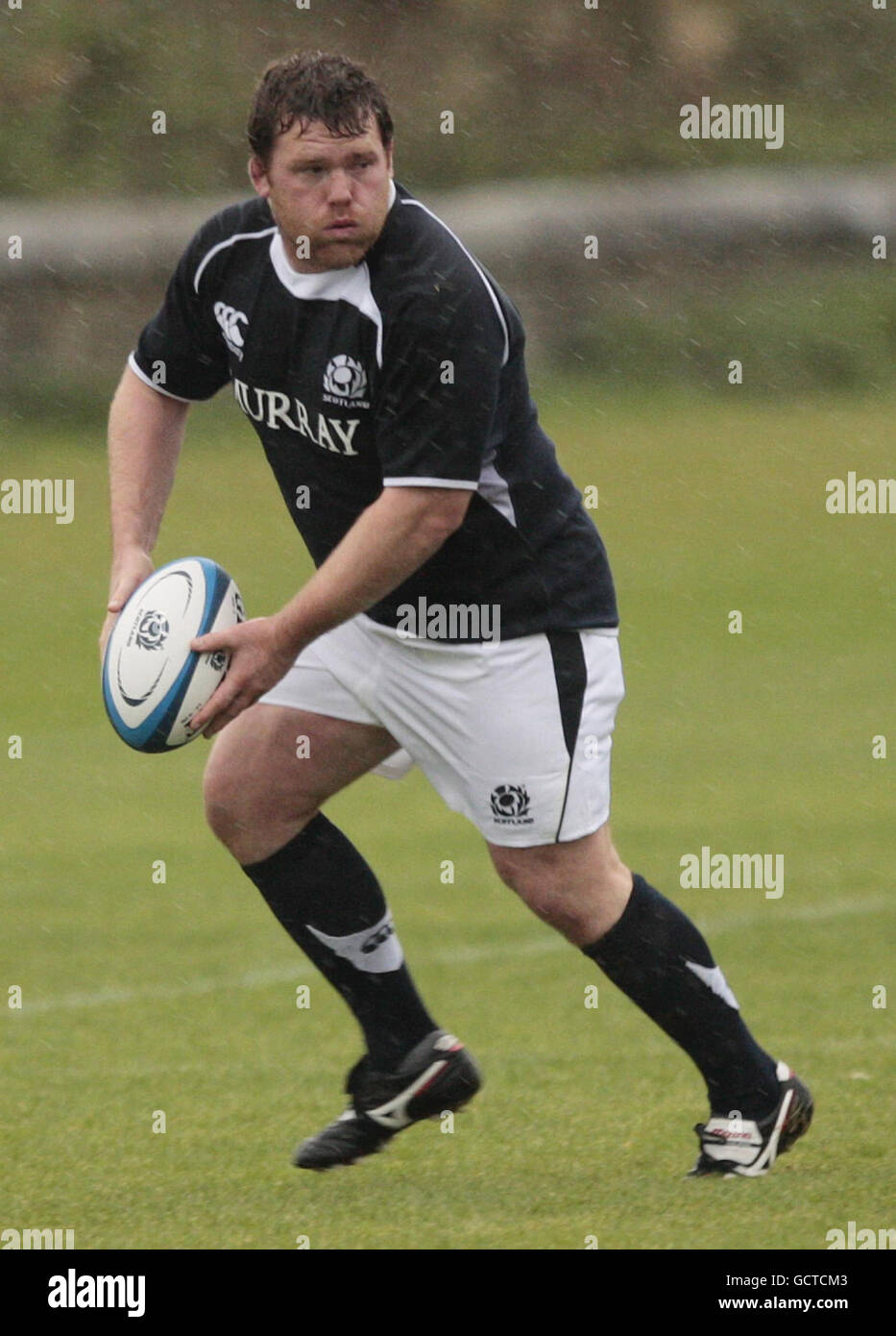 Allan jacobsen during training session at the murrayfield stadium ...
