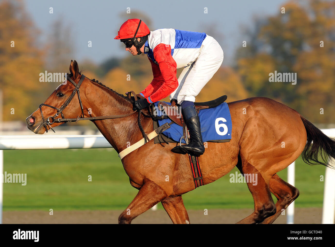 Horse Racing - Weatherbys Jump Meeting - Kempton Park. Jockey Jamie ...