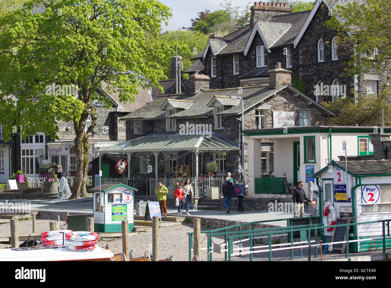 Waterhead Ambleside Lake Windermere Stock Photo - Alamy