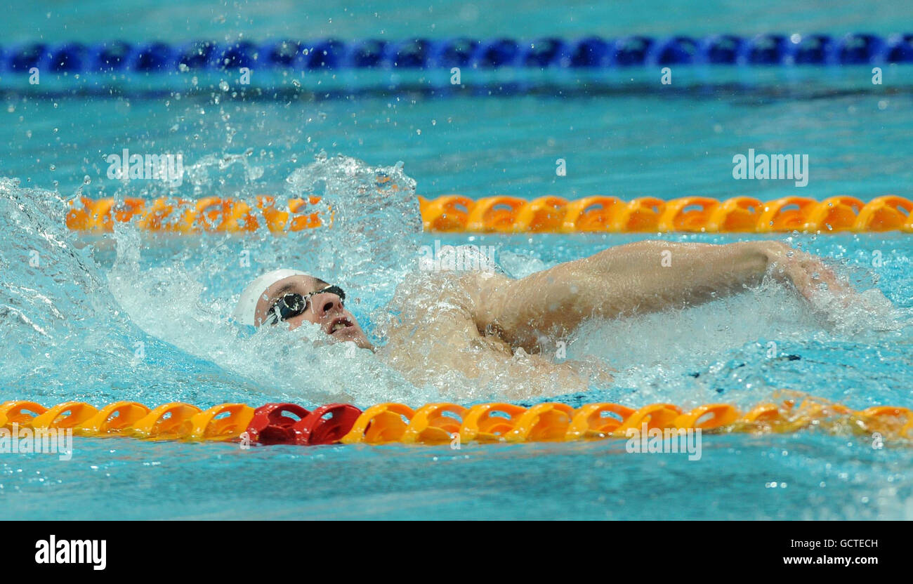 England's James Goddard on his way to a gold medal in the Men's 200m ...