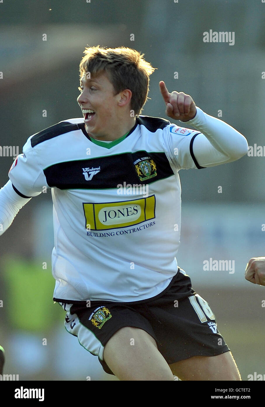 Yeovil towns luke freeman celebrates scoring their winning goal hi-res ...