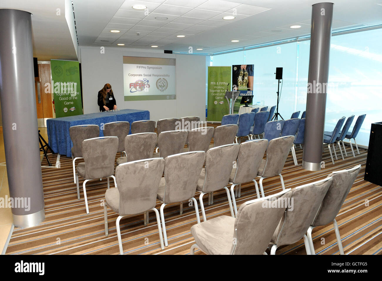 Fifpro symposium hosted by the pfa hi-res stock photography and images ...