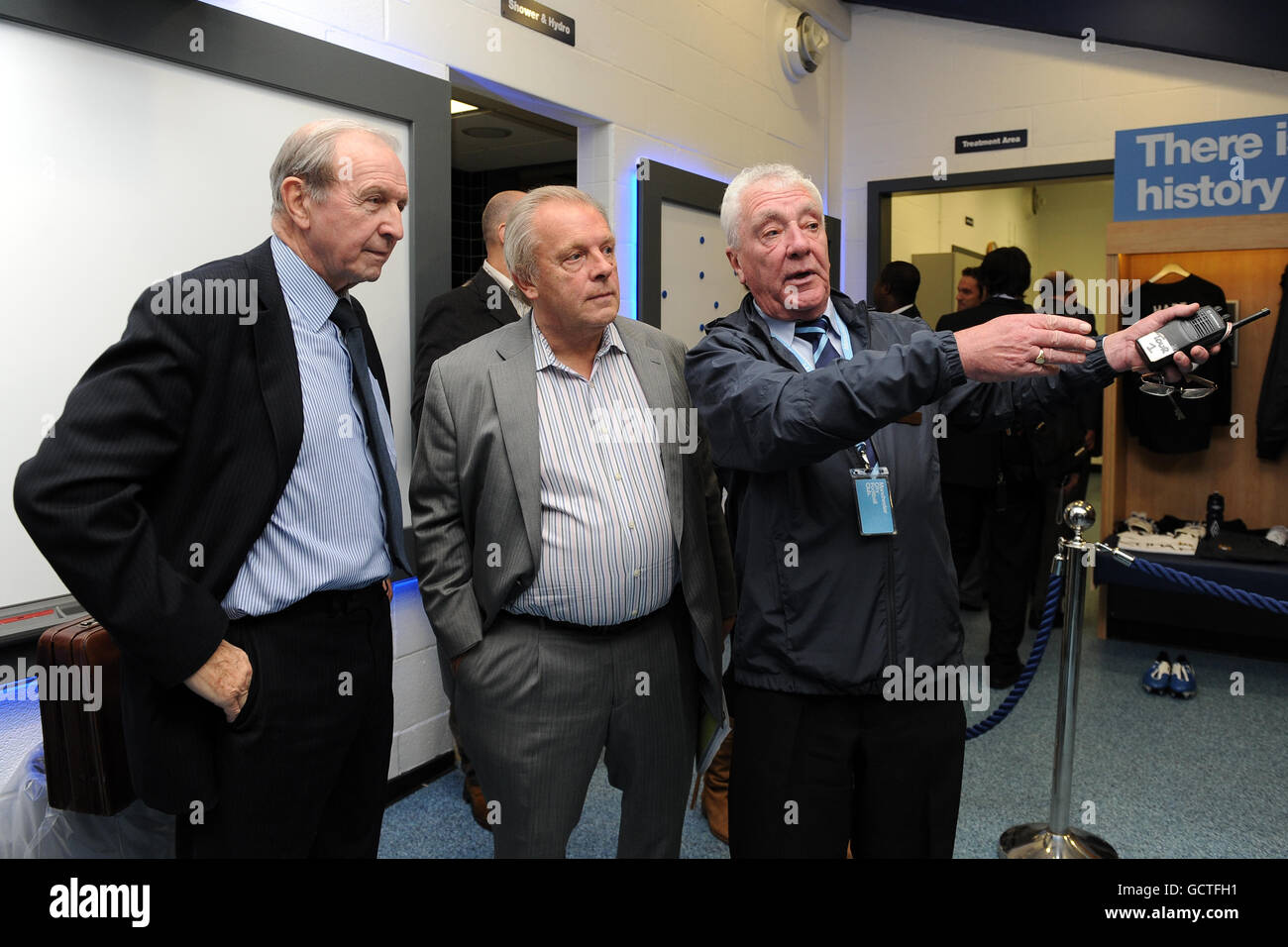 PFA Chief Executive and FIFPRO Hon President Gordon Taylor OBE (centre ...