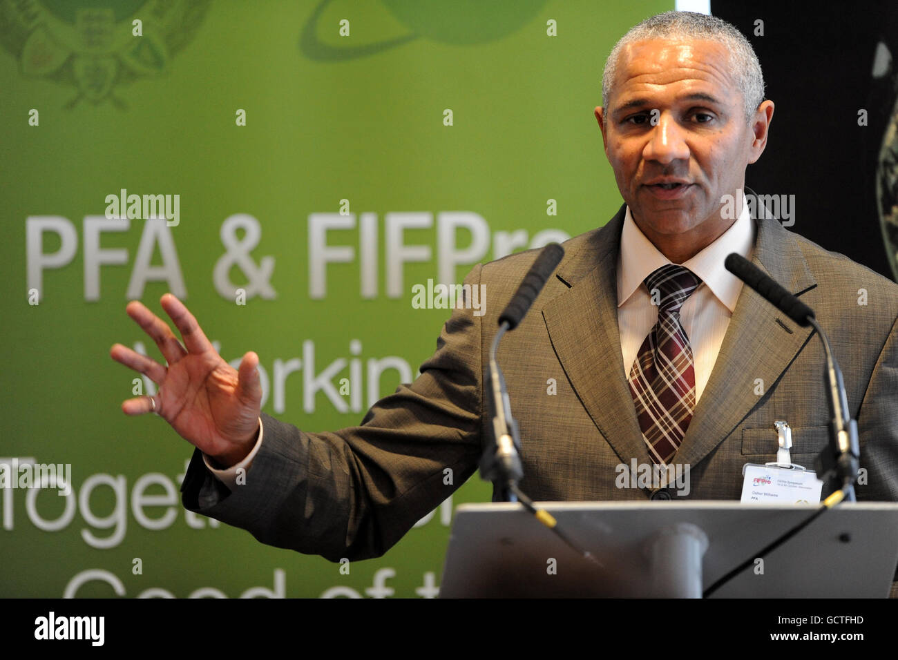 Fifpro symposium hosted by the pfa hi-res stock photography and images ...
