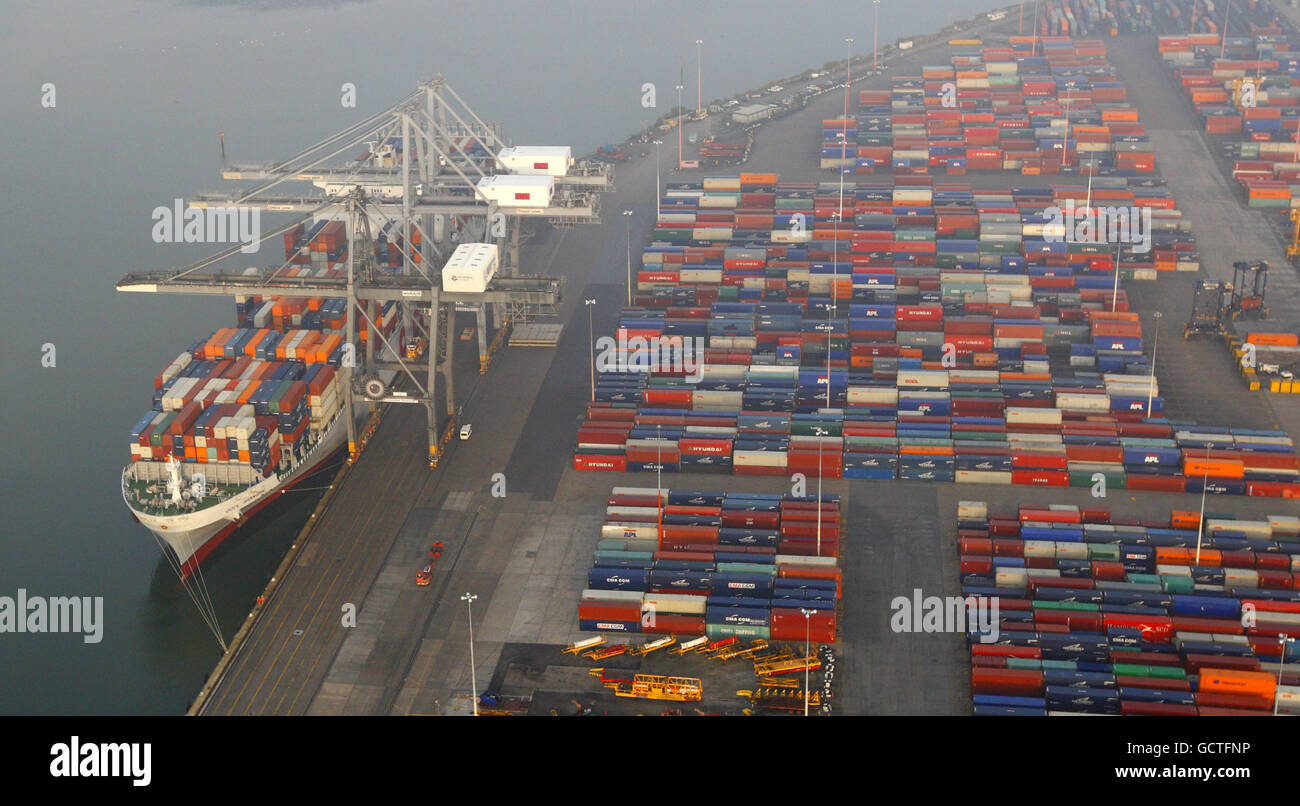 Aerial view of southampton uk hi-res stock photography and images - Alamy