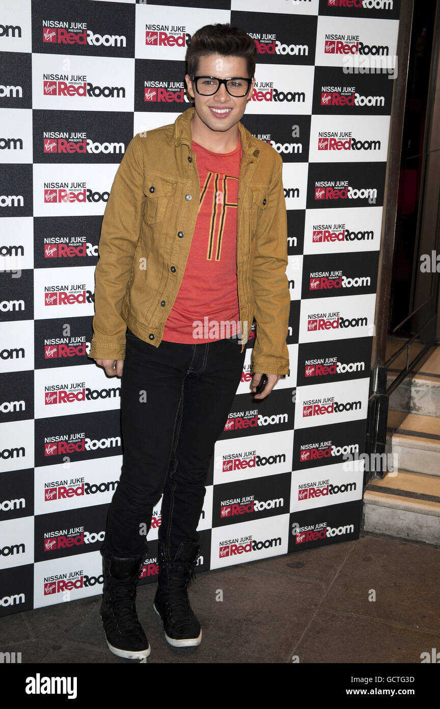 Joe McElderry attends the launch of 'The Virgin Red Room' with Sam ...