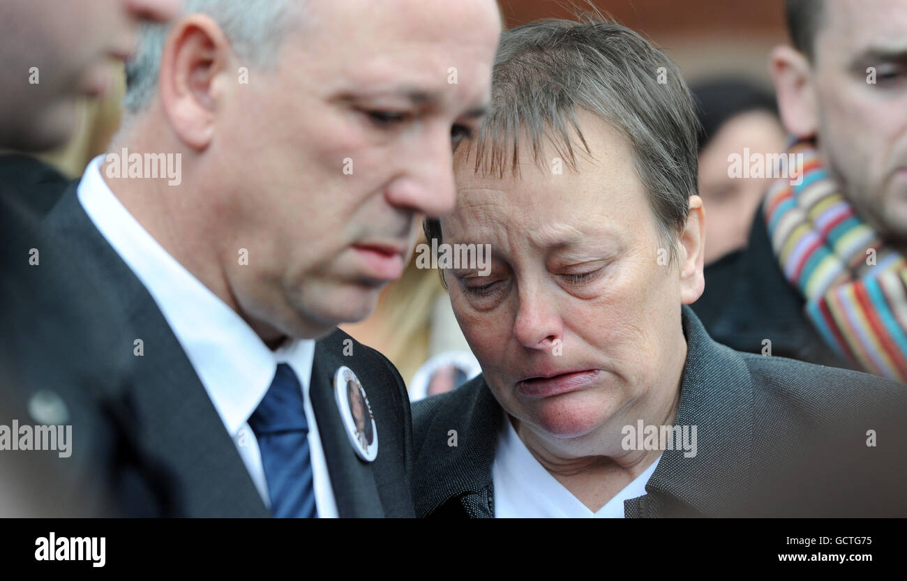 John and Penny Clough outside Preston Crown as Jonathan Vass who ...