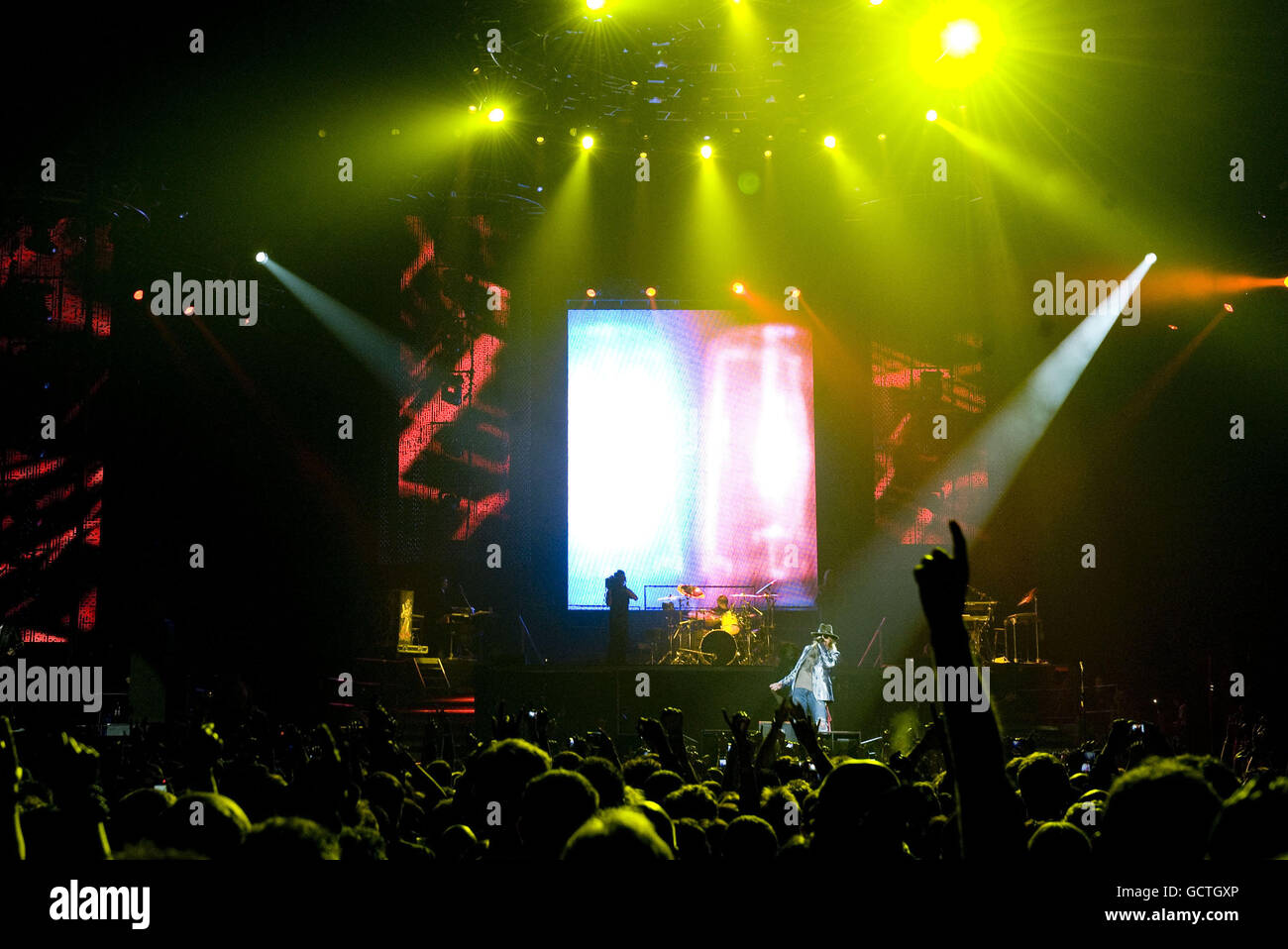Guns N' Roses perform at the O2 Stock Photo - Alamy