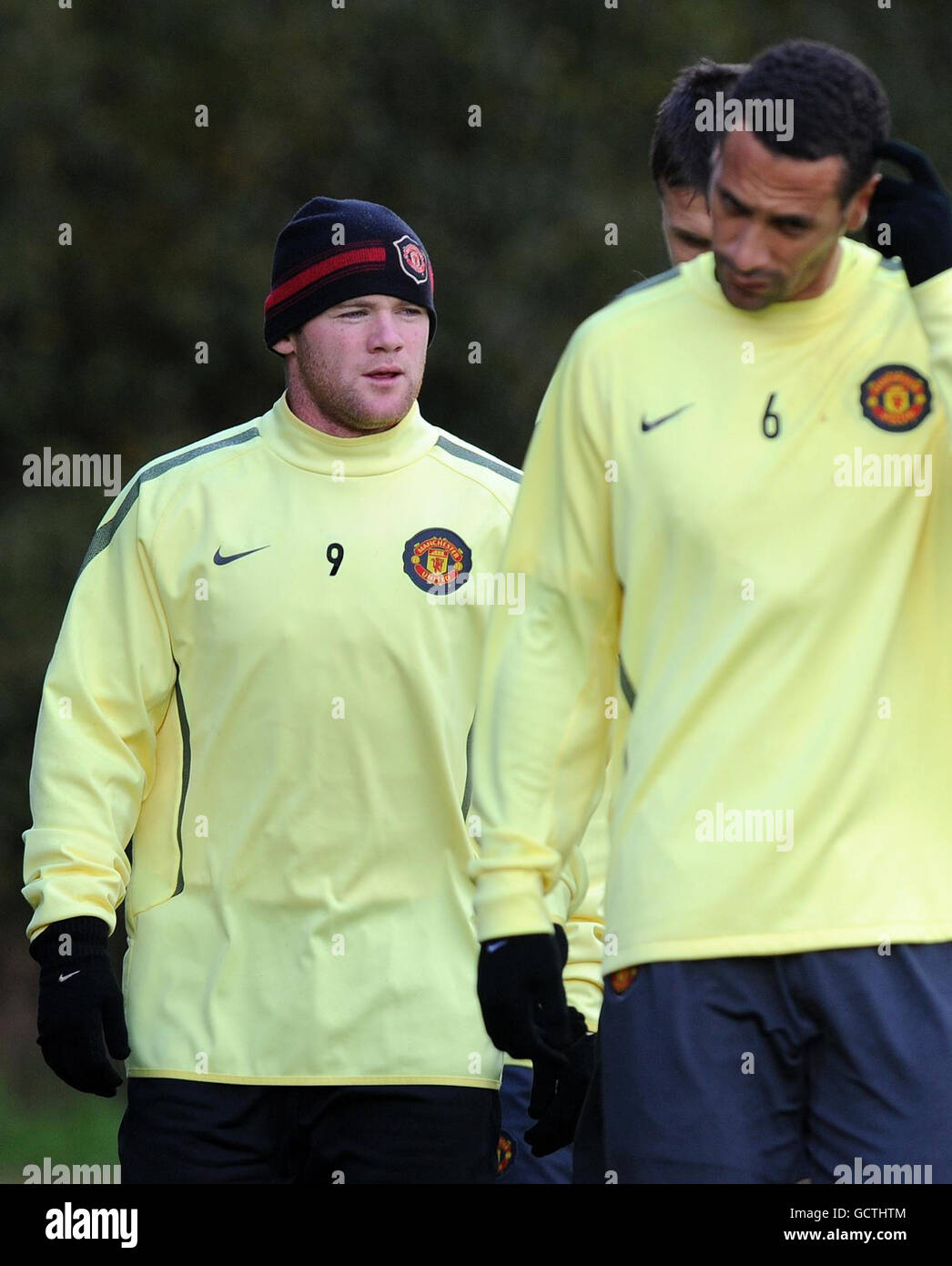 Manchester United's Wayne Rooney during the training session at ...