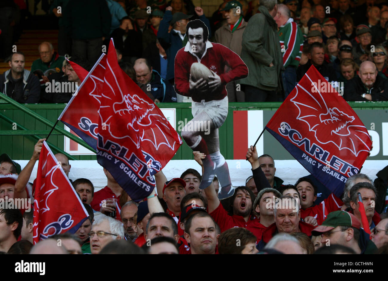 A general view cardboard cut out fans hi-res stock photography and ...