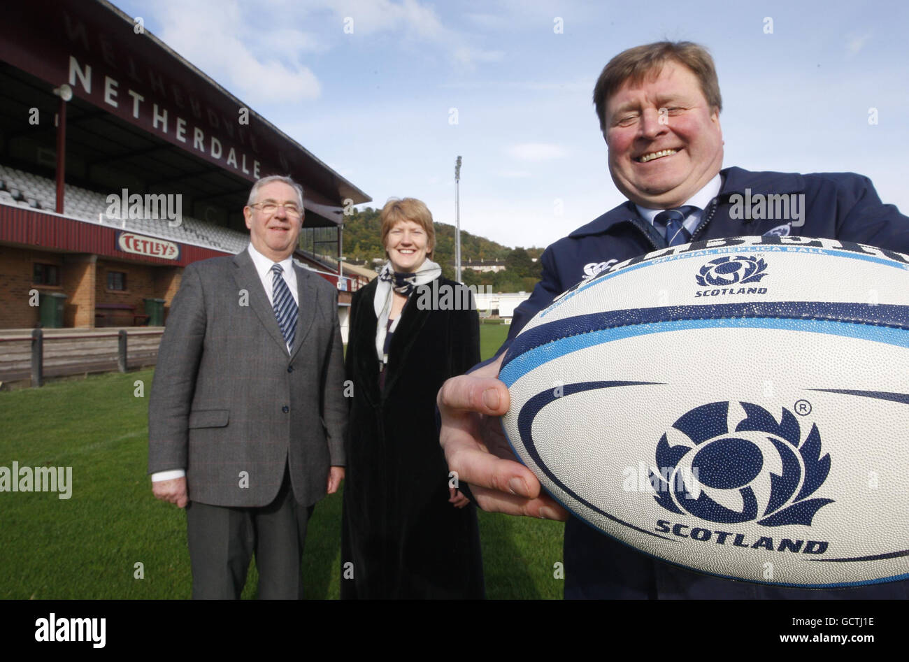 Rugby Union - Scotland Rugby Union Announcement - Netherdale Stadium ...