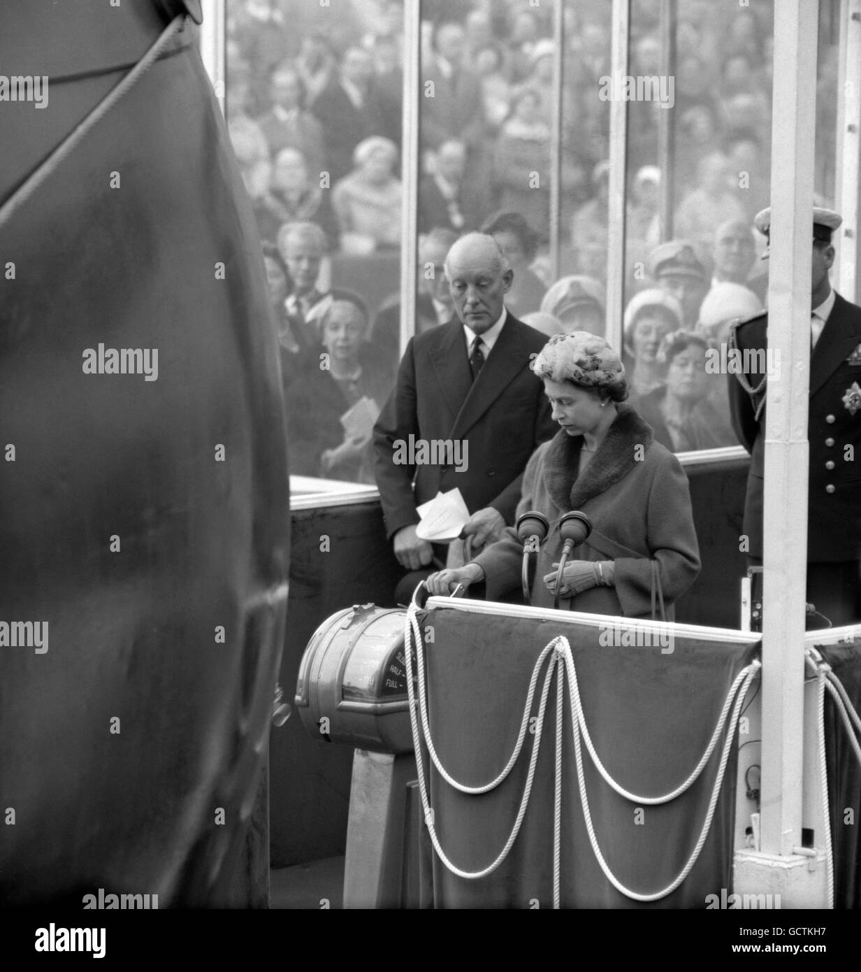 Transport - Launch of HMS Dreadnought - Barrow-in-Furness Stock Photo ...