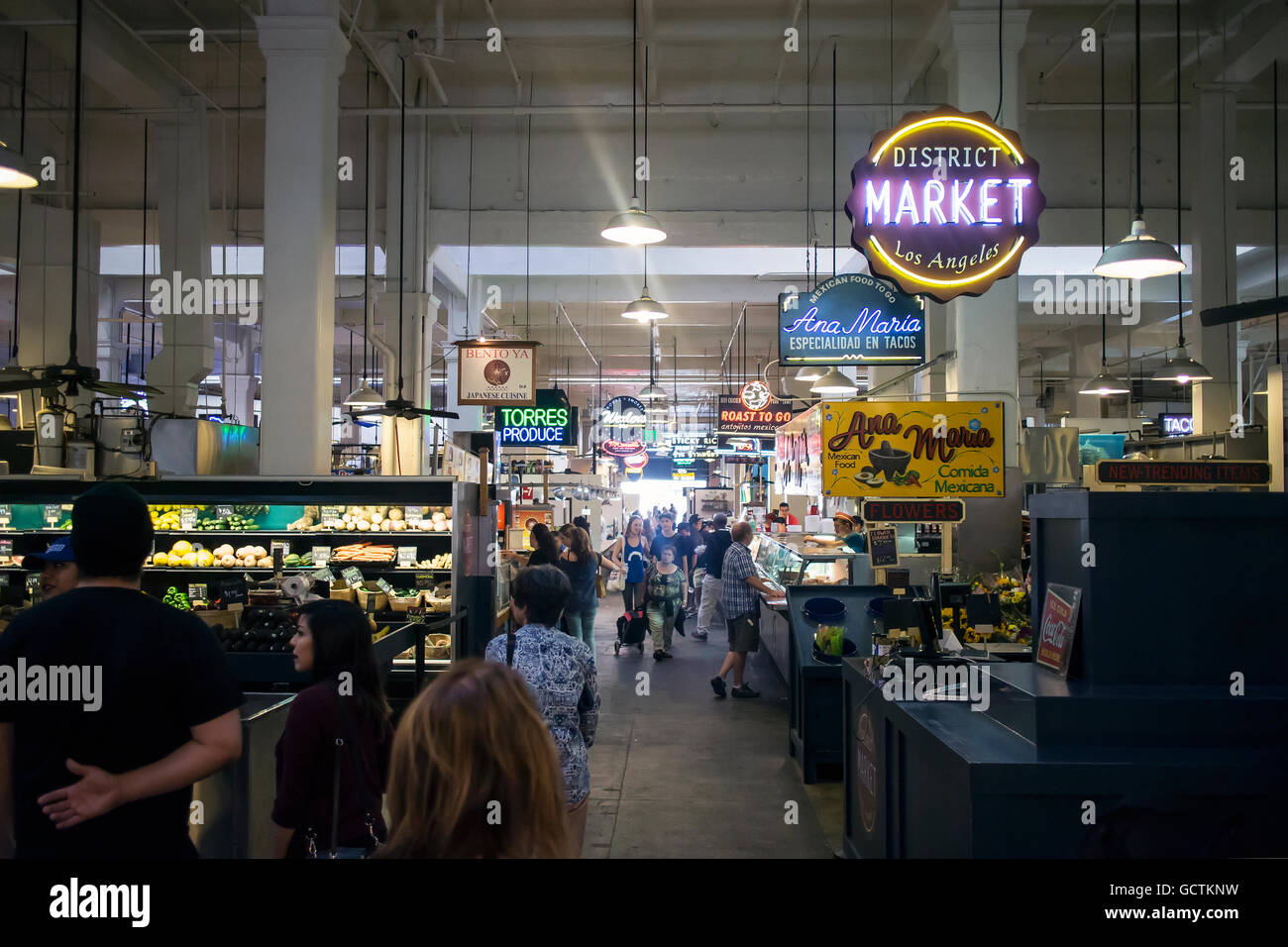 Los angeles grand central market tour 4k 60fps