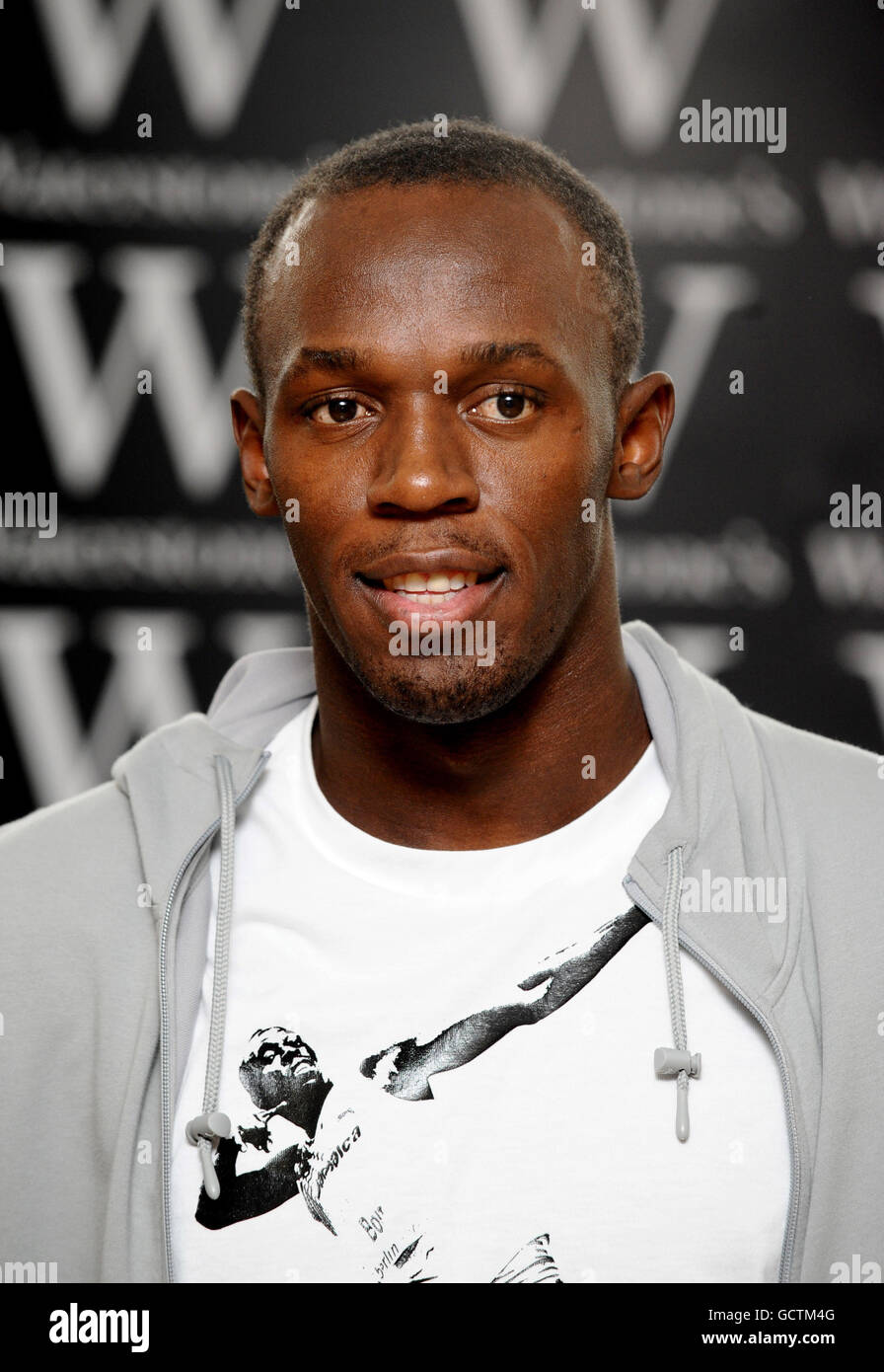 Usain bolt portrait hi-res stock photography and images - Alamy