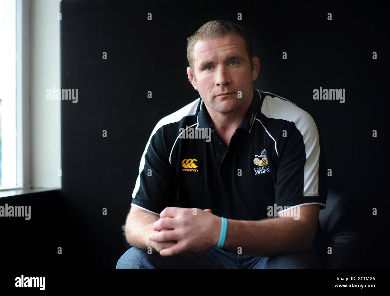 Phil Vickery during a press conference at London Wasps Training Ground ...