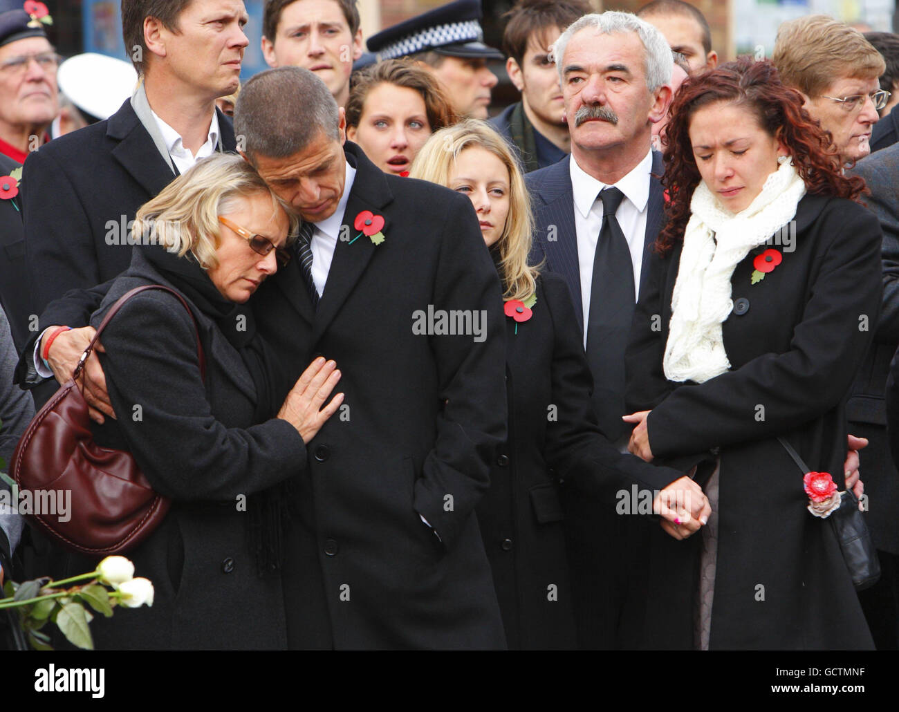 The parents of Corporal David Barnsdale, Stephen and Wendy (left), his ...