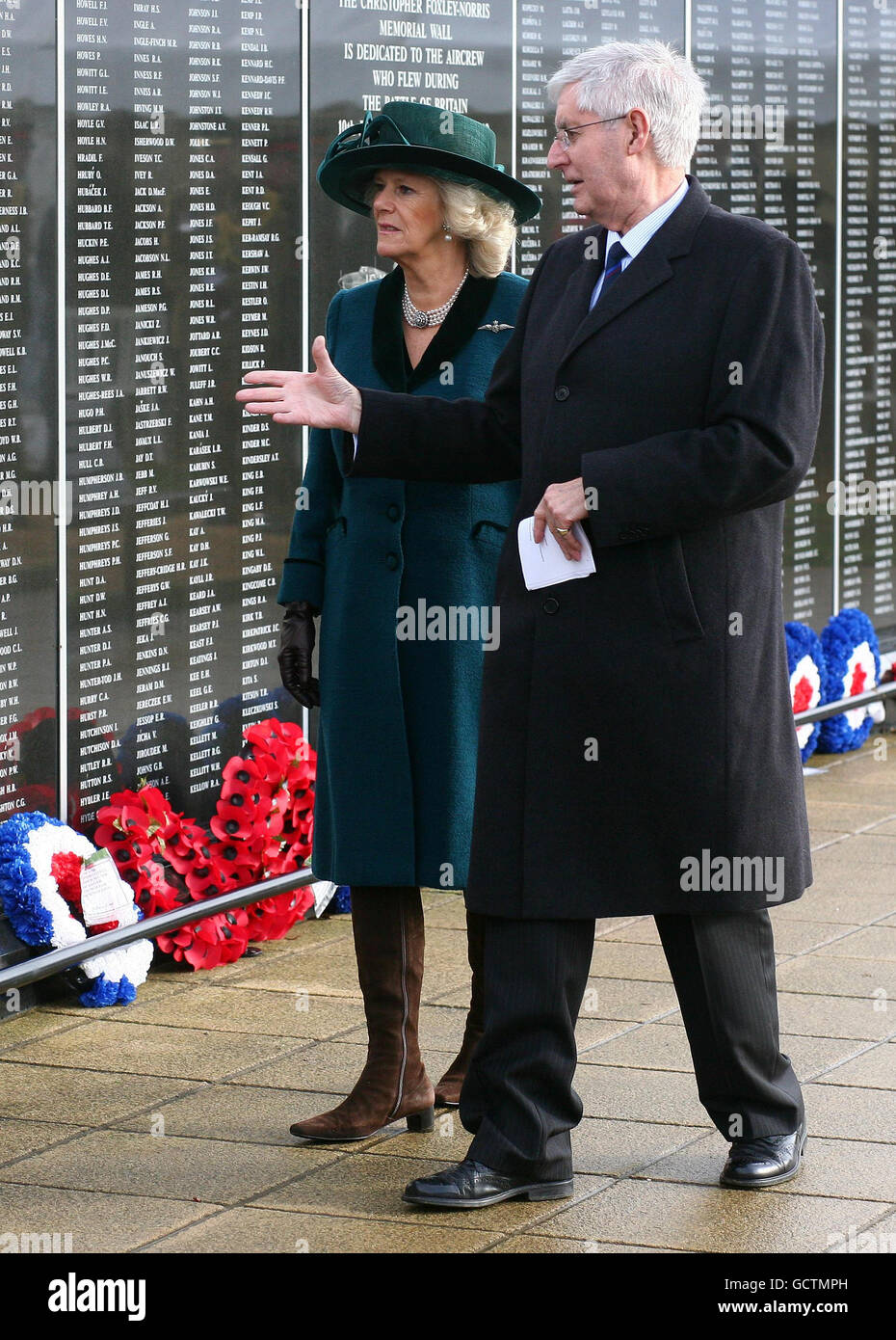 The Duchess of Cornwall accompanied by Patrick Tootal, Honoury ...
