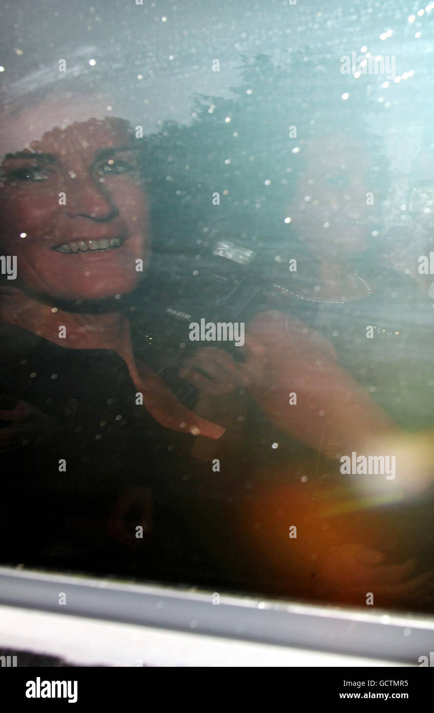Judy Murray, mother of tennis player Jamie Murray, arrives in a ...