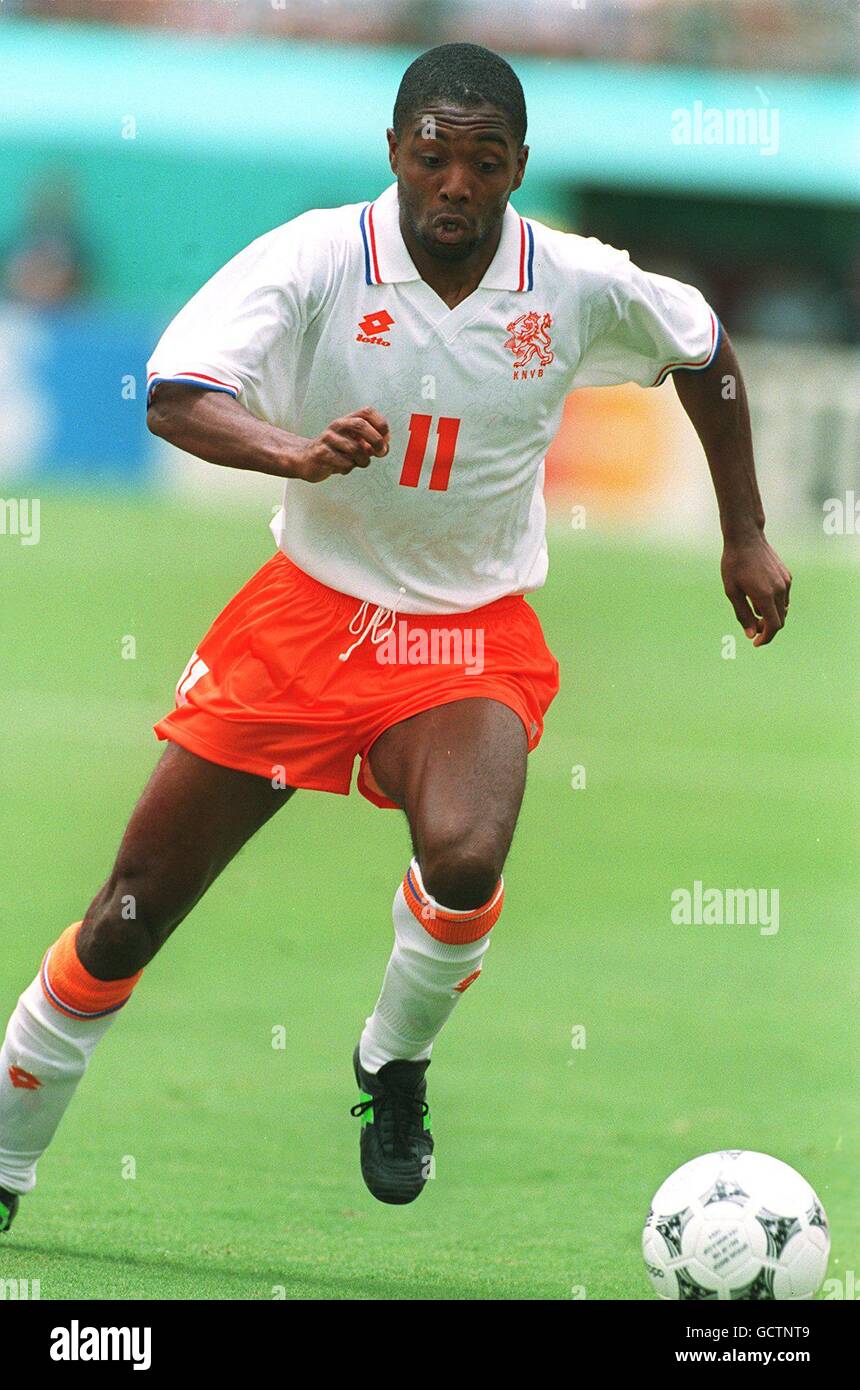WORLD CUP SOCCER. Bryan Roy, The Netherlands Stock Photo - Alamy