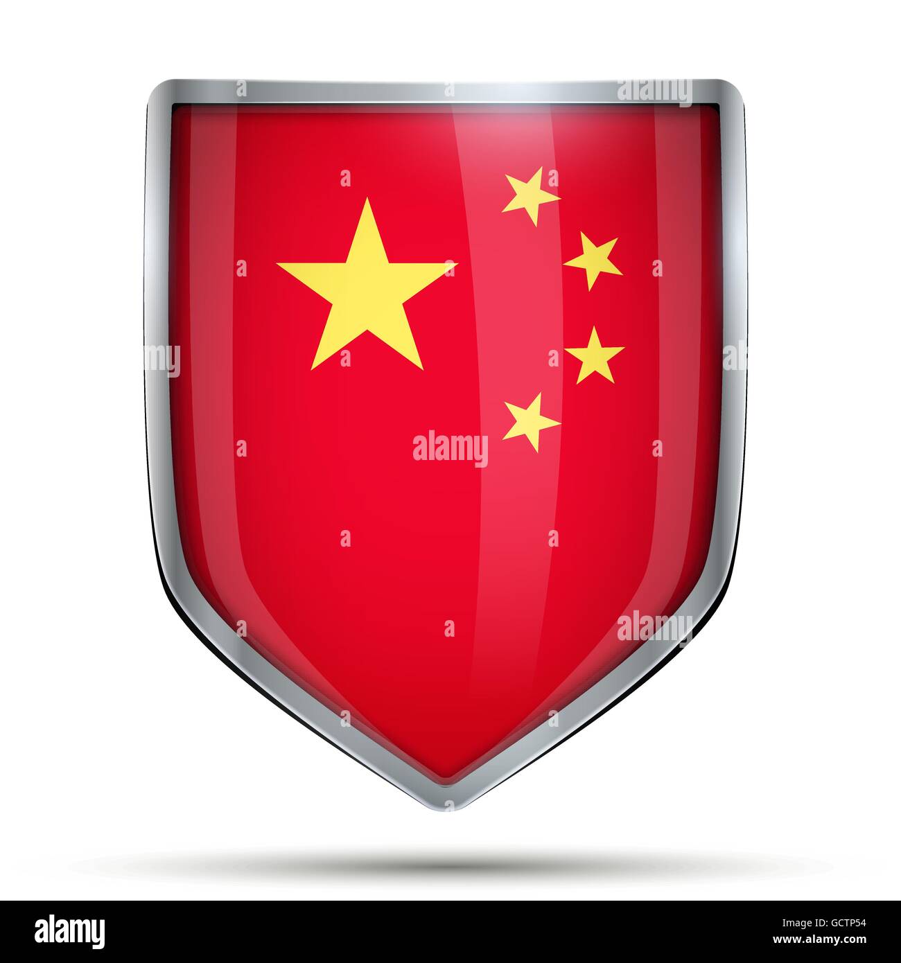 China flag Stock Vector Images - Alamy
